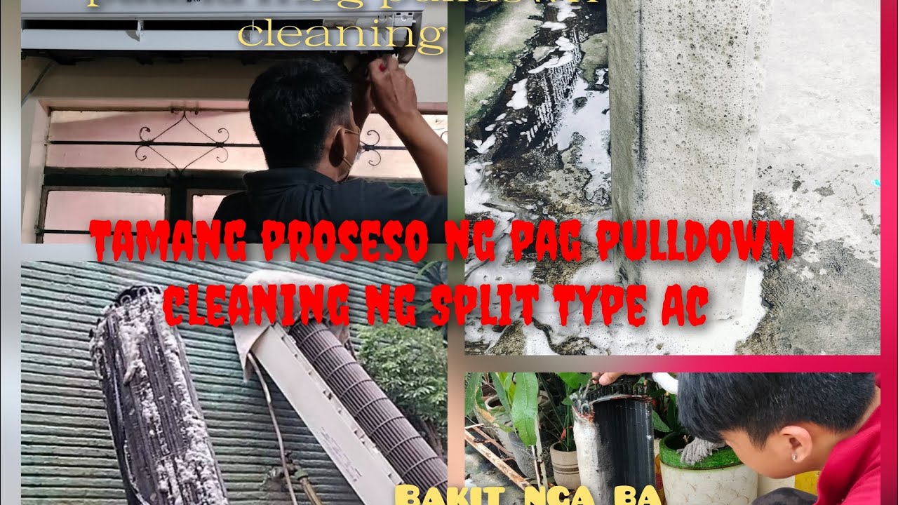 Ganito mag pulldown cleaning ng isang split type Ac(tutorial video) - YouTube
