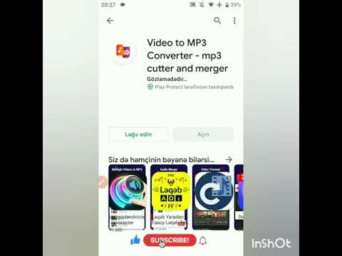 Videodan mahnı çıxartmaq üçün proqram