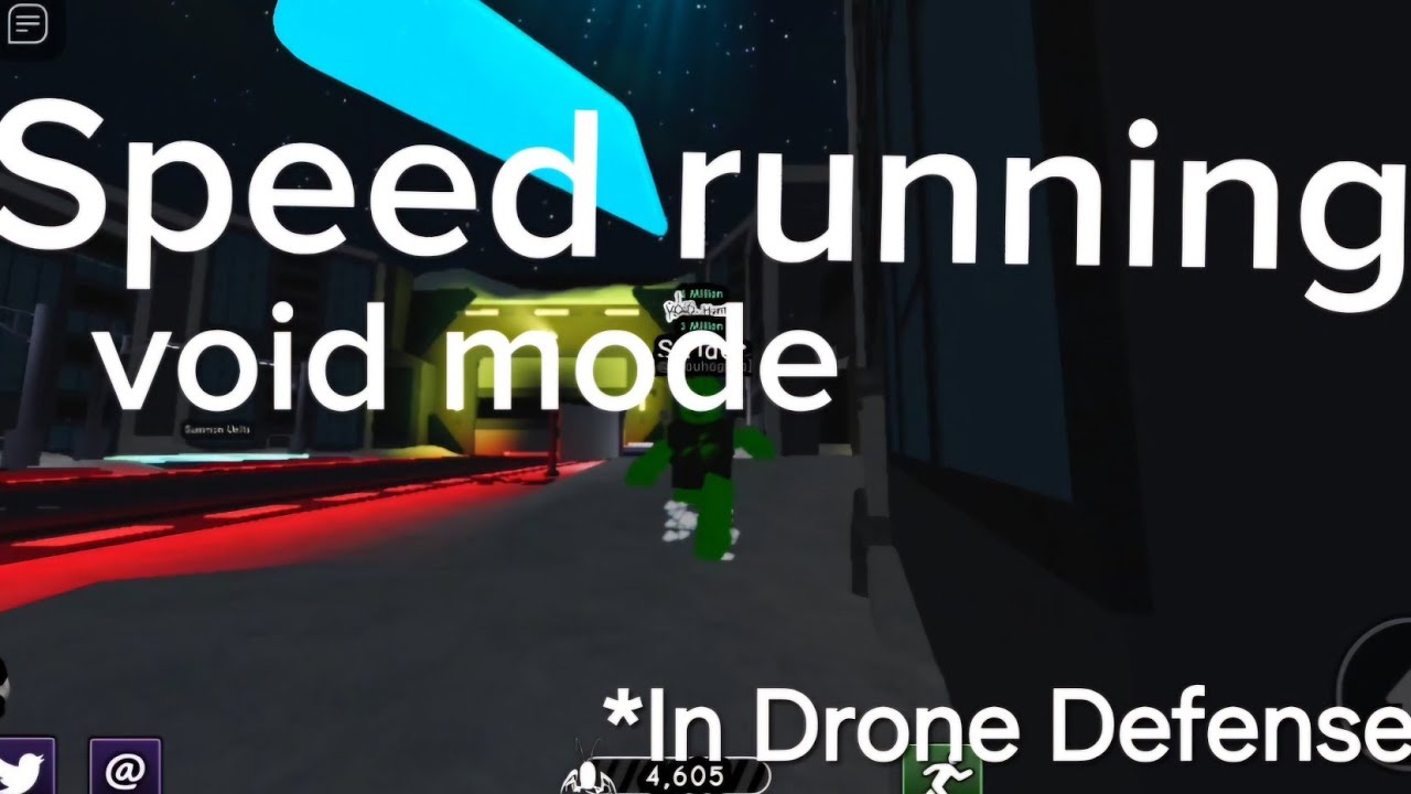 Roblox Drone defense solo Void mode Speedrunning😎 - YouTube