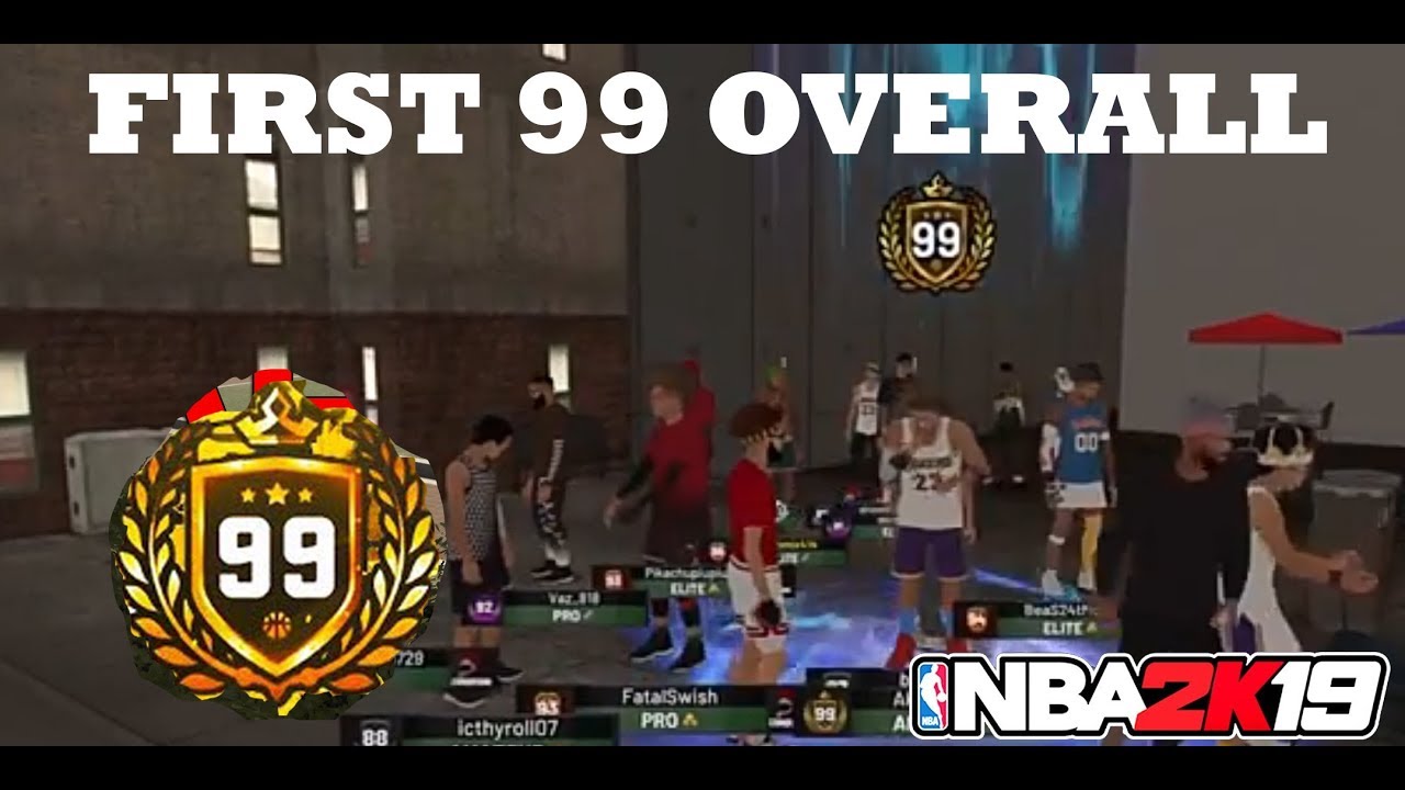 Aka_Jrwrong FIRST 99 OVERALL NBA 2K19 PARK GAMEPLAY - YouTube