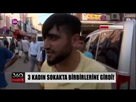 Adana'da 3 kadının sokak kavgası