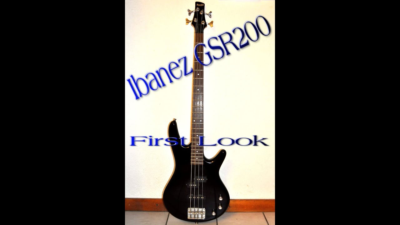 First Look at the Ibanez GSR200 Bass - YouTube