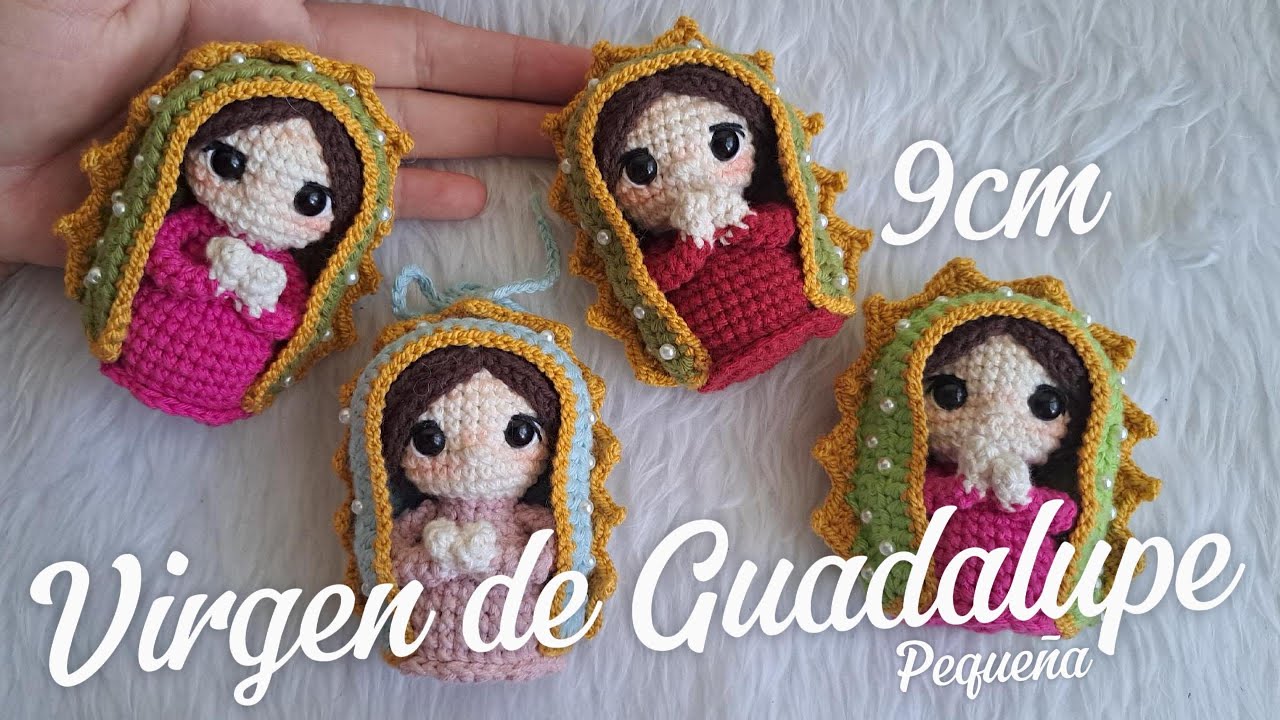 Virgen de Guadalupe tejida a crochet (Amigurumi) - YouTube