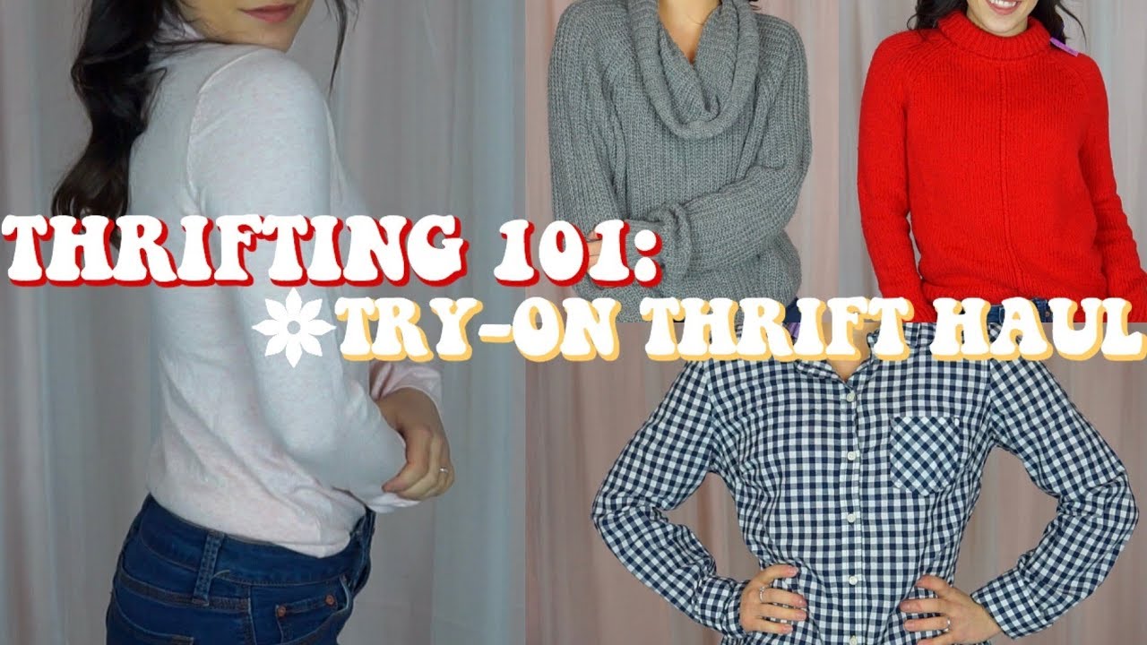 THRIFTING 101 | Try-On Thrift Haul!!! - YouTube