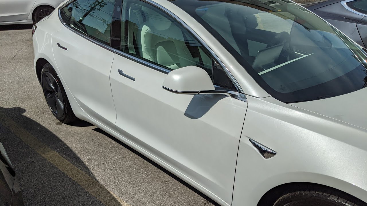 2020 Tesla Model 3 SR+ Llumar Stratos 70% front windshield tint - YouTube