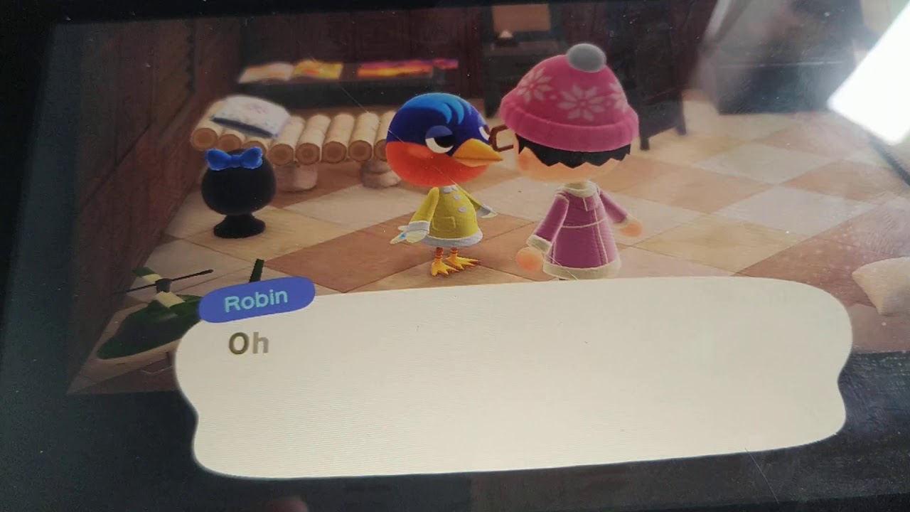 ACNH : Robin Is Sick :( - YouTube