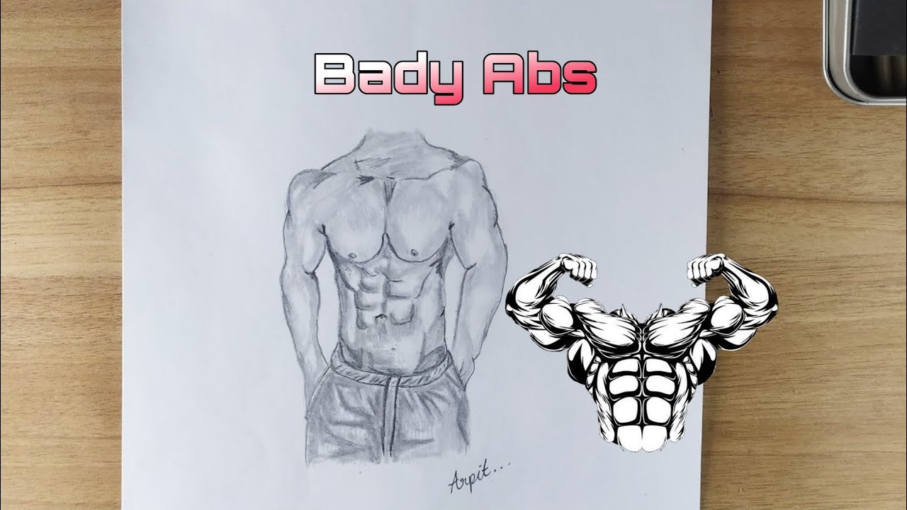 How to Draw abs. - YouTube