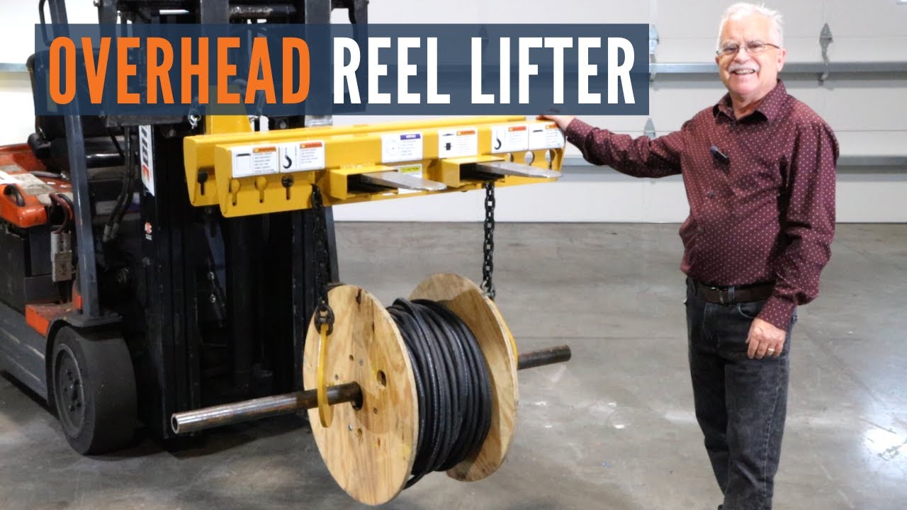 Overhead Reel Lifter | Material Handling Minute - YouTube