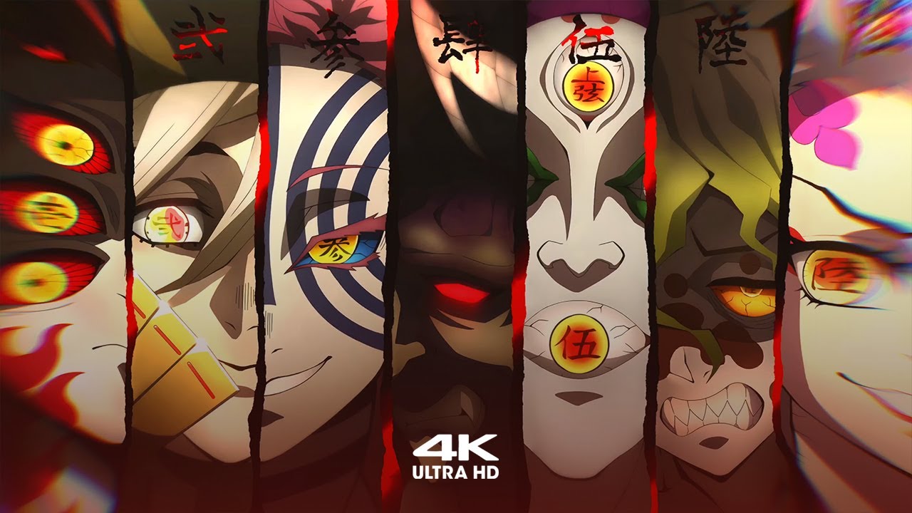 All Upper Moon Demons Revealed in 4K - Epic Demon Slayer Live Wallpaper ...