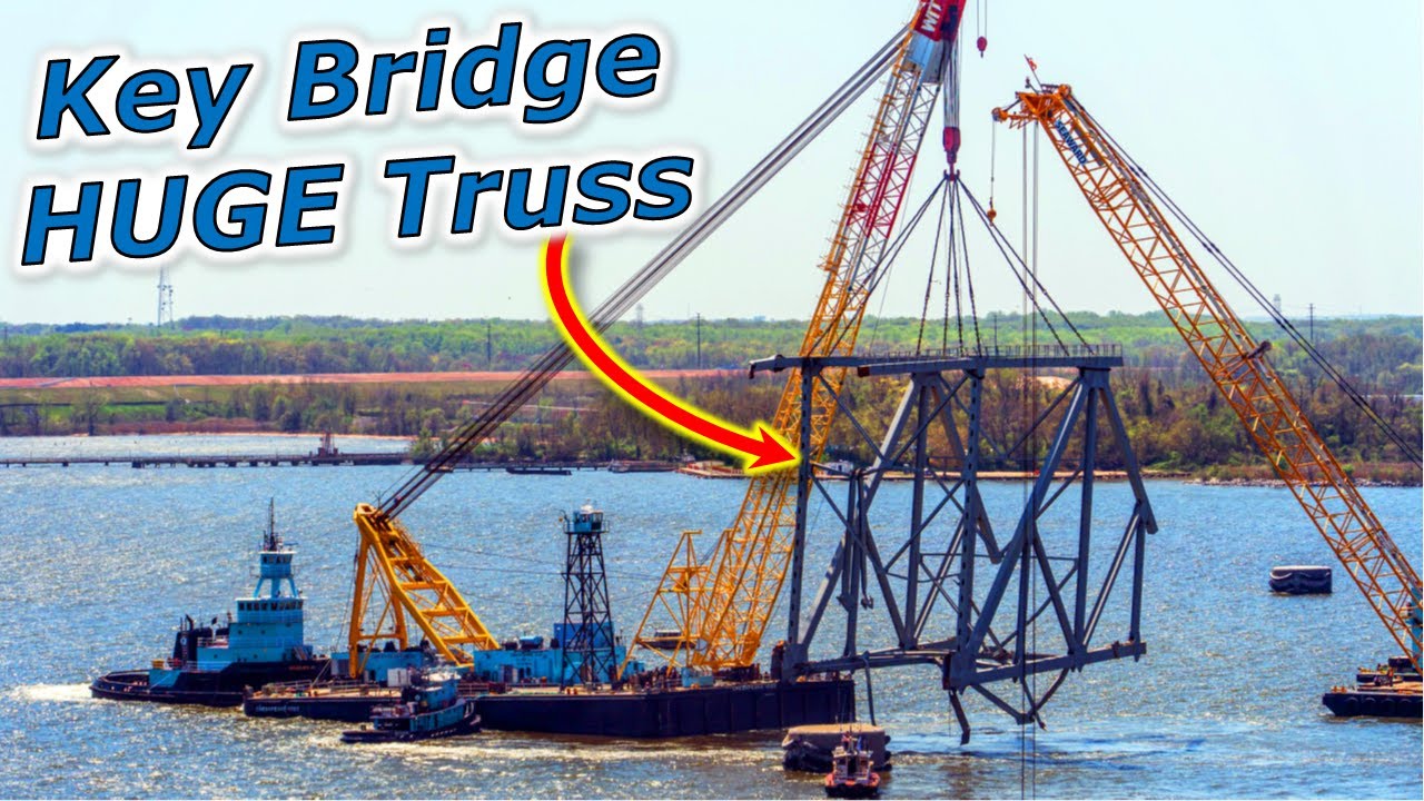 FAST Clearing Key Bridge Collapse Debris - YouTube