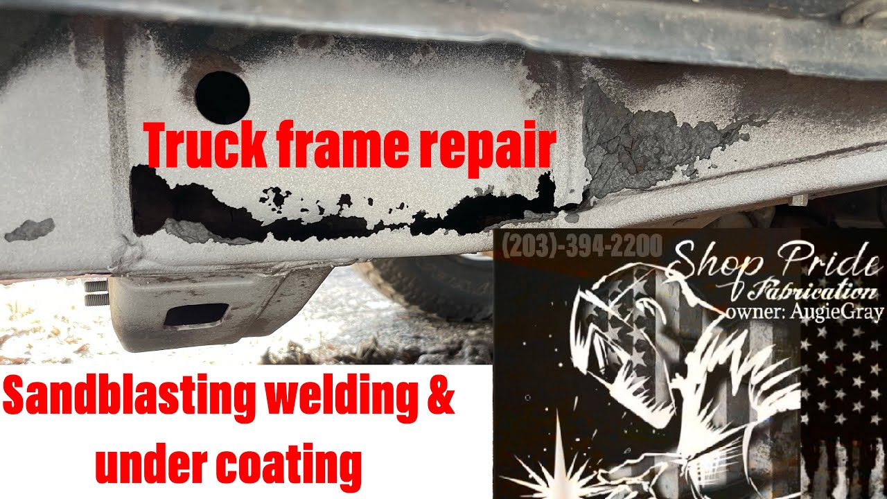 Toyota Tacoma truck frame repair San Blas Welding &Undercoating - YouTube