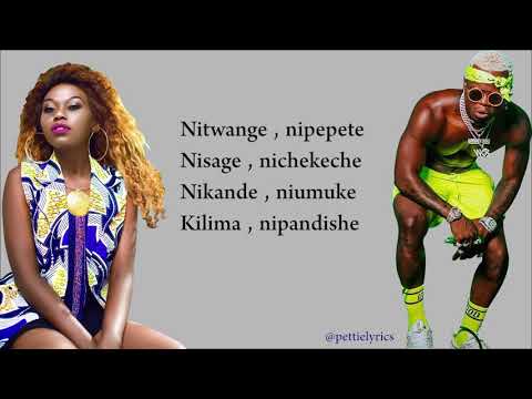 Maua sama  ft Harmonize - Ni teke Remix ( Lyrics)