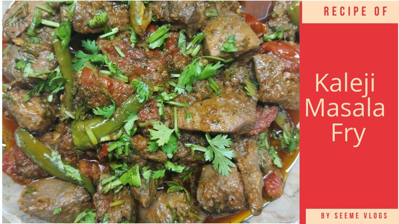 Kaleji Masala Fry | Mutton Kaleji Recipe | Eid Special | Goat Liver Fry ...