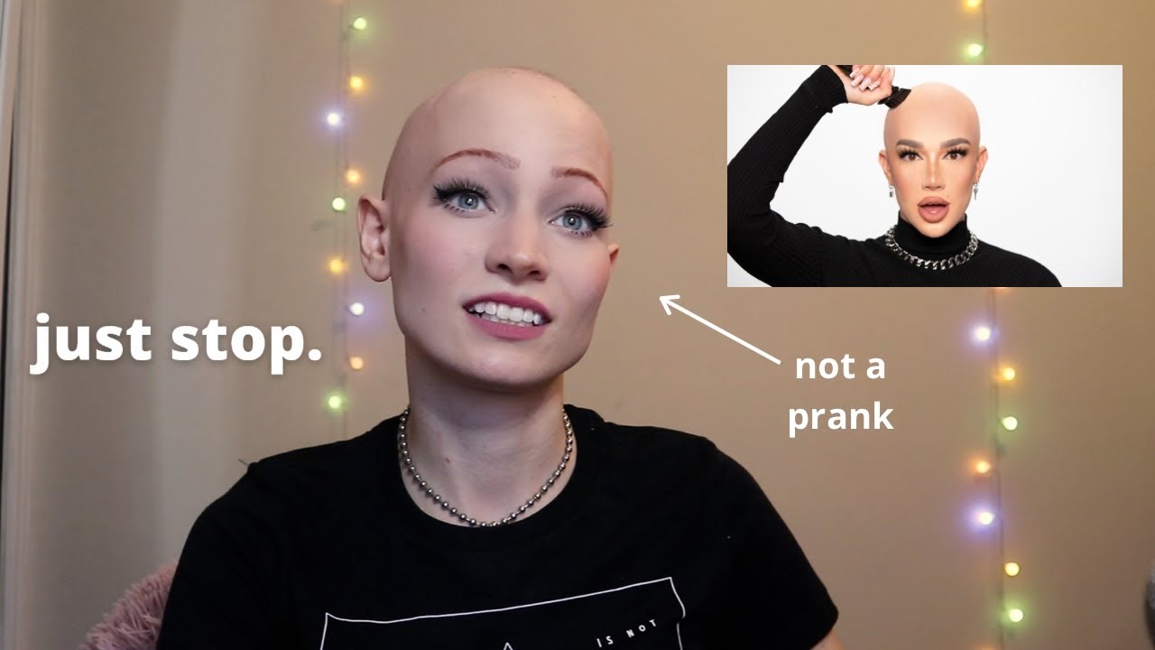 Baldie Reacts to James Charles Bald "Prank" - YouTube