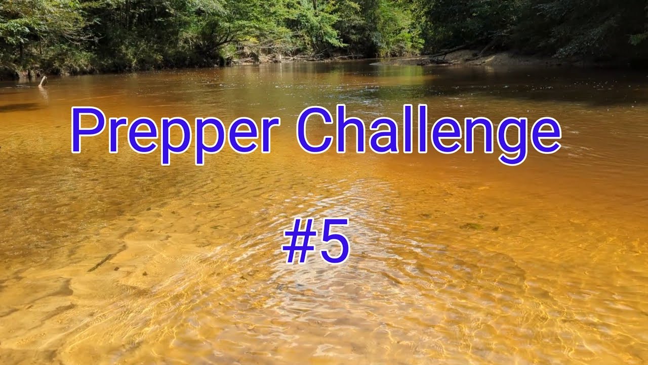 Prepper Challenge 5, Water Collection, Storage, Purification. Drinking ...
