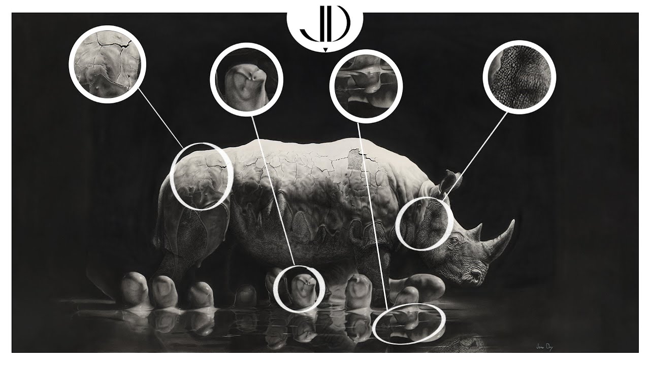 The Power of Combining Texture and Composition in Pencil Drawing - YouTube