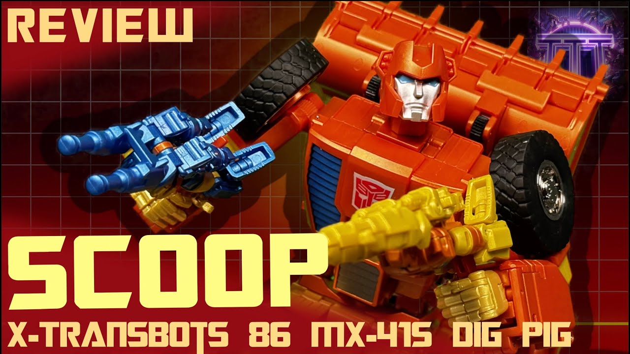 Dig Pig Saves The Day! MX-41S Scoop Review | ToyTesterTeo - YouTube
