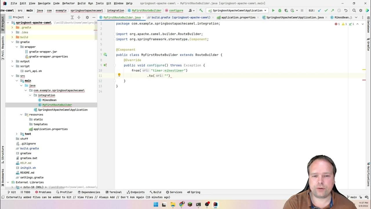 Apache Camel Spring Boot Up And Running - YouTube