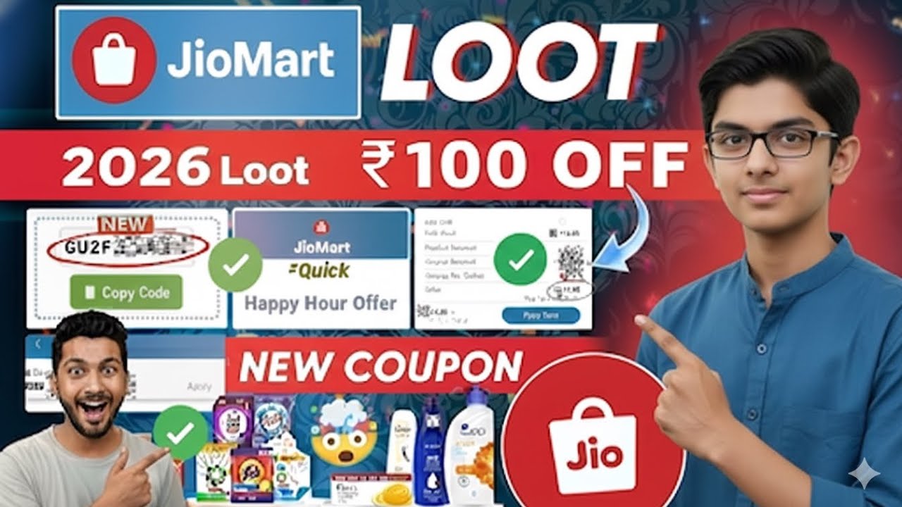 Jiomart Coupon Code Today 100 Rs off | Jio mart Discount working Coupon ...