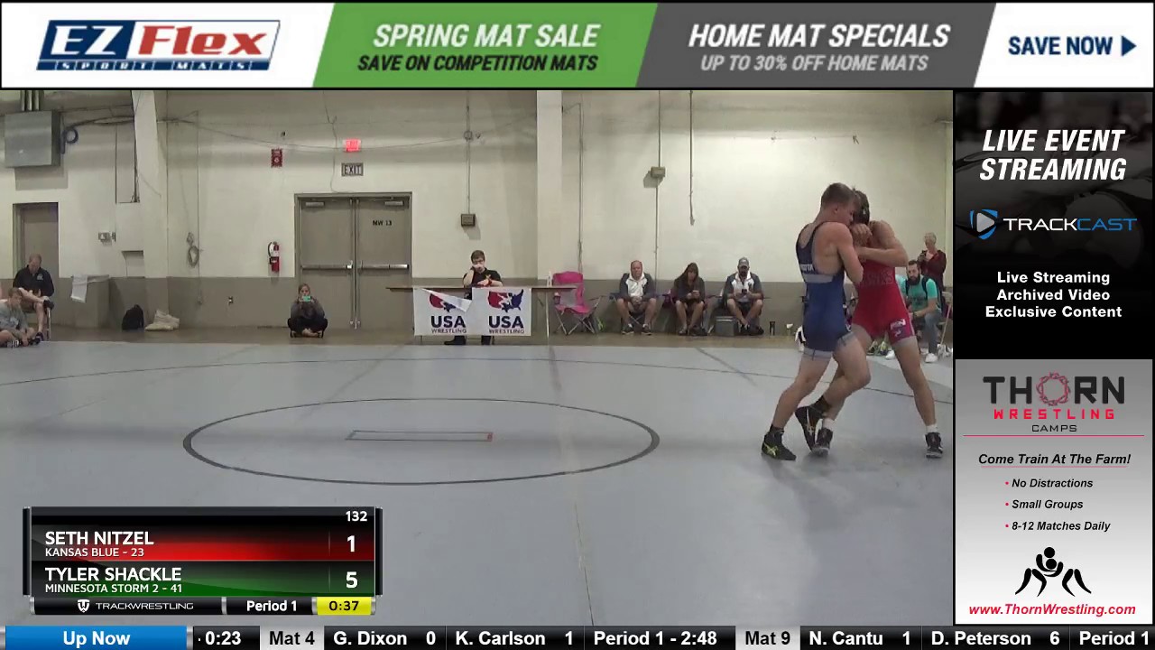 132 Seth Nitzel Kansas Blue vs Tyler Shackle Minnesota Storm 2 ...