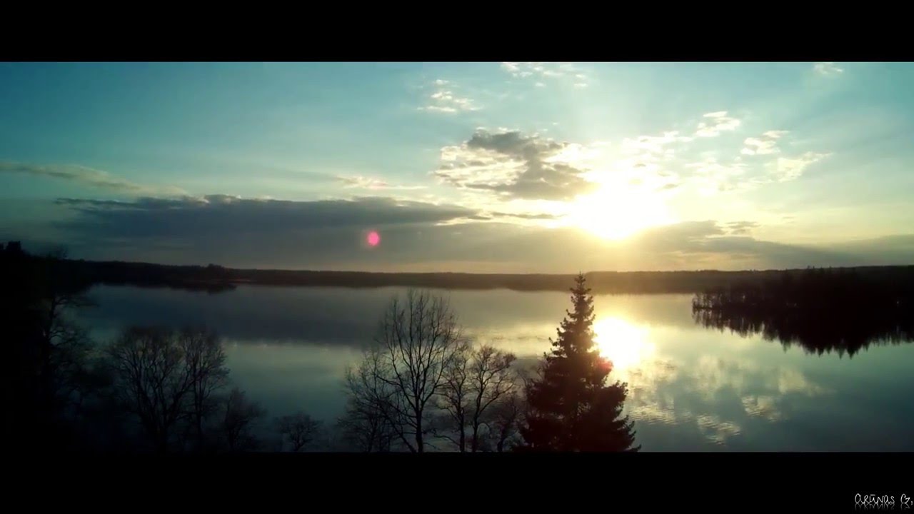 Germantas lake drone flight - YouTube