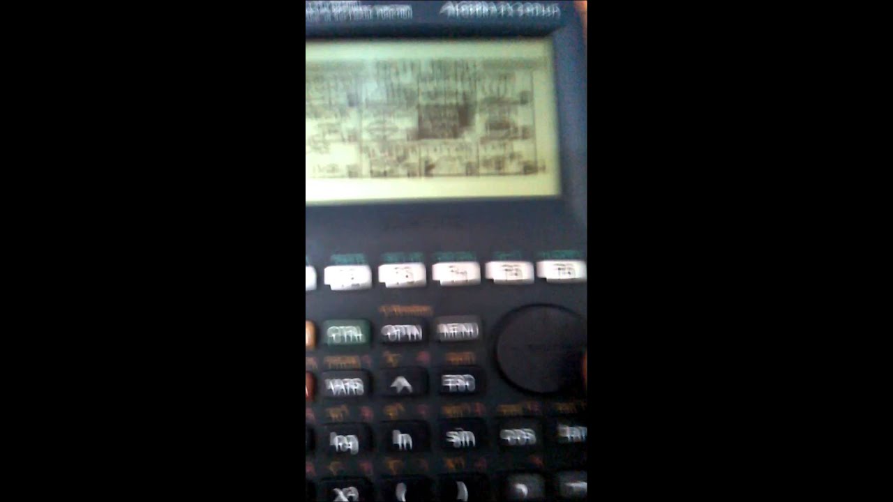 Calculadora Casio - Algebra fx 2.0 plus - YouTube