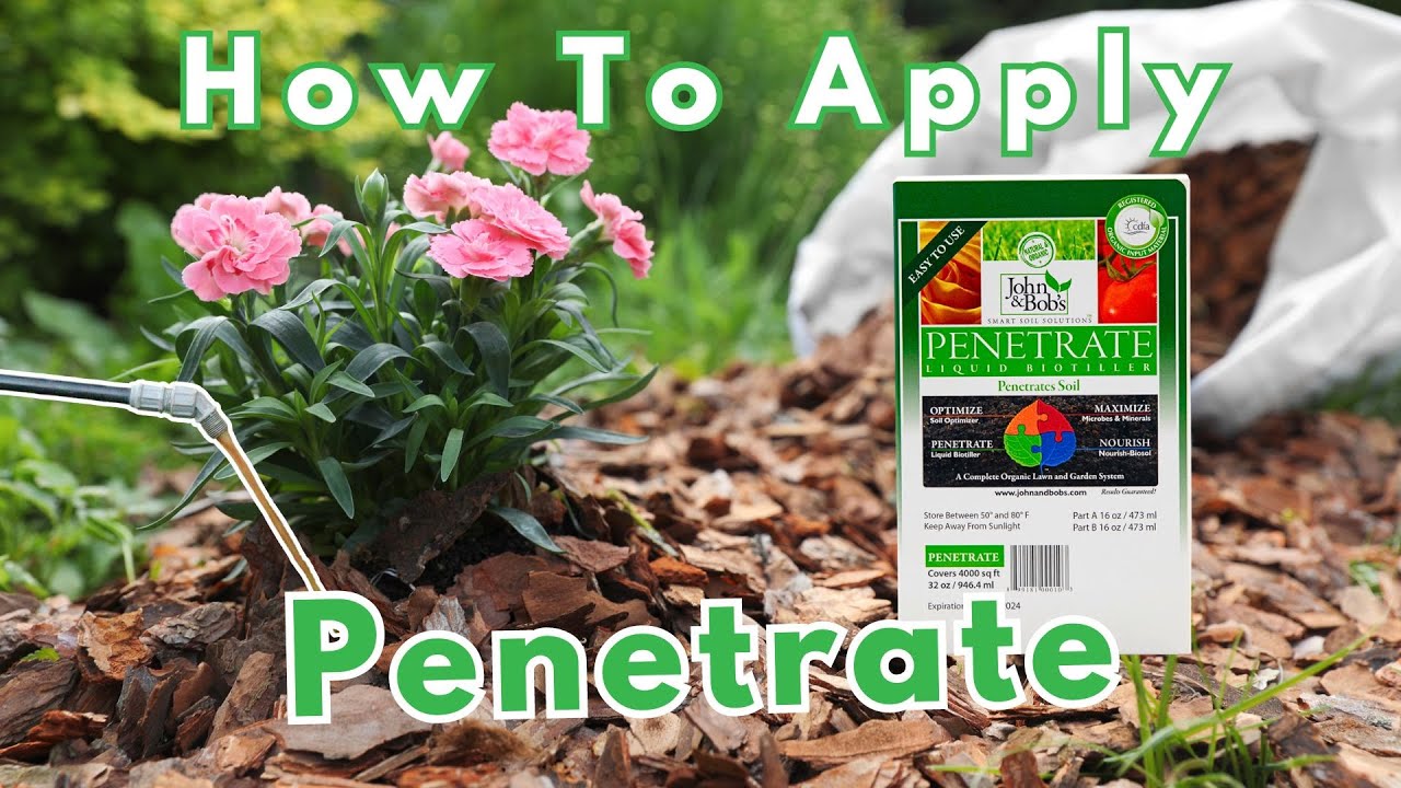 How To Apply PENETRATE Liquid Bio-Tiller (Beneficial Bacteria) - YouTube