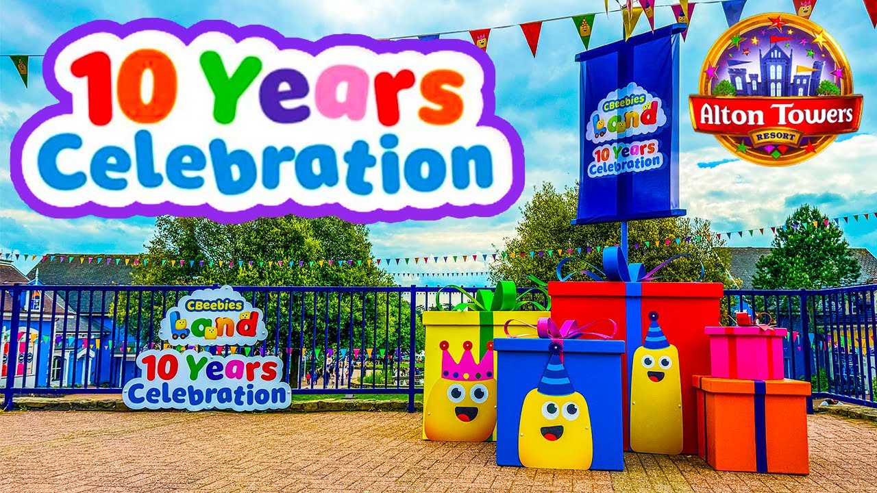 CBeebies Land 10 Year Celebration Alton Towers - YouTube