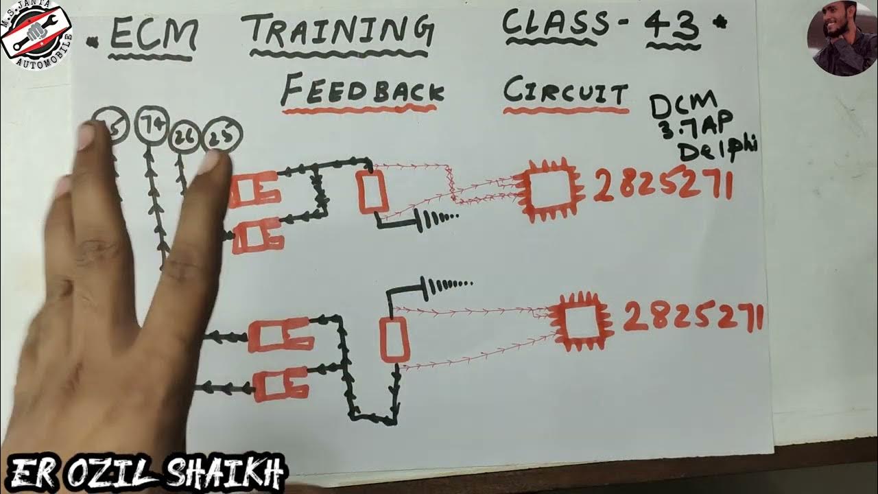 Ecm Training Class-43 | Feedback Delphi Dcm 3.7AP Ecm low side only ...