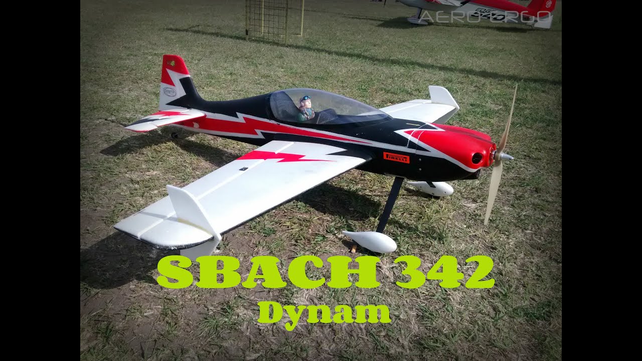 Sbach 342 Dynam - Electric acrobatic rc plane - YouTube