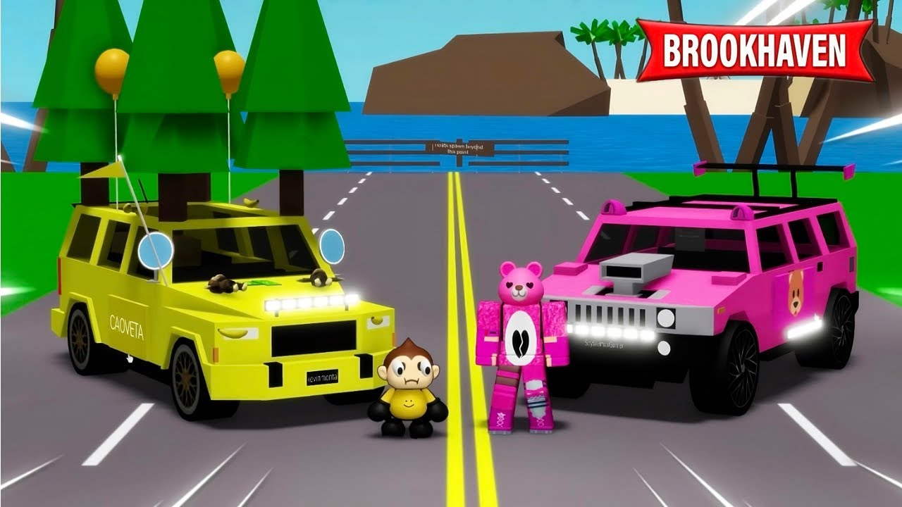 COCHE JAVIMAX vs COCHE CAOVETA en BROOKHAVEN! - YouTube