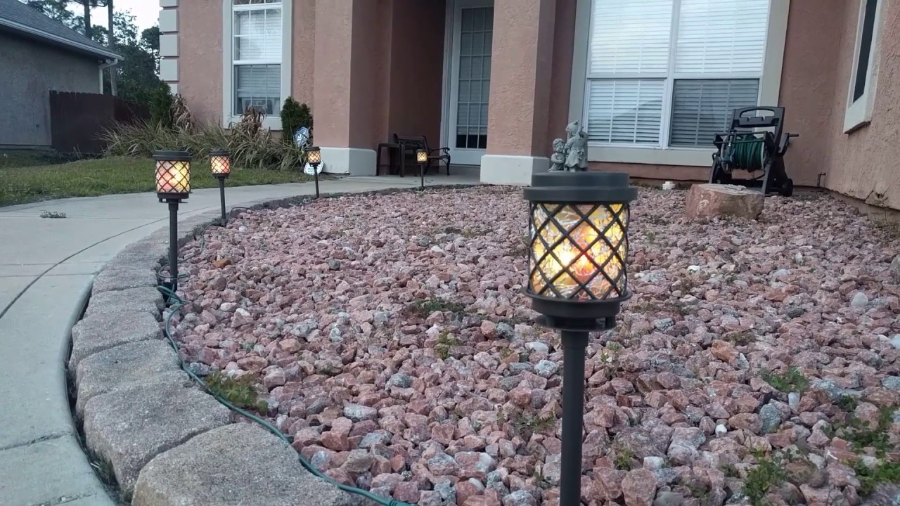 Pixel landscape lights - YouTube