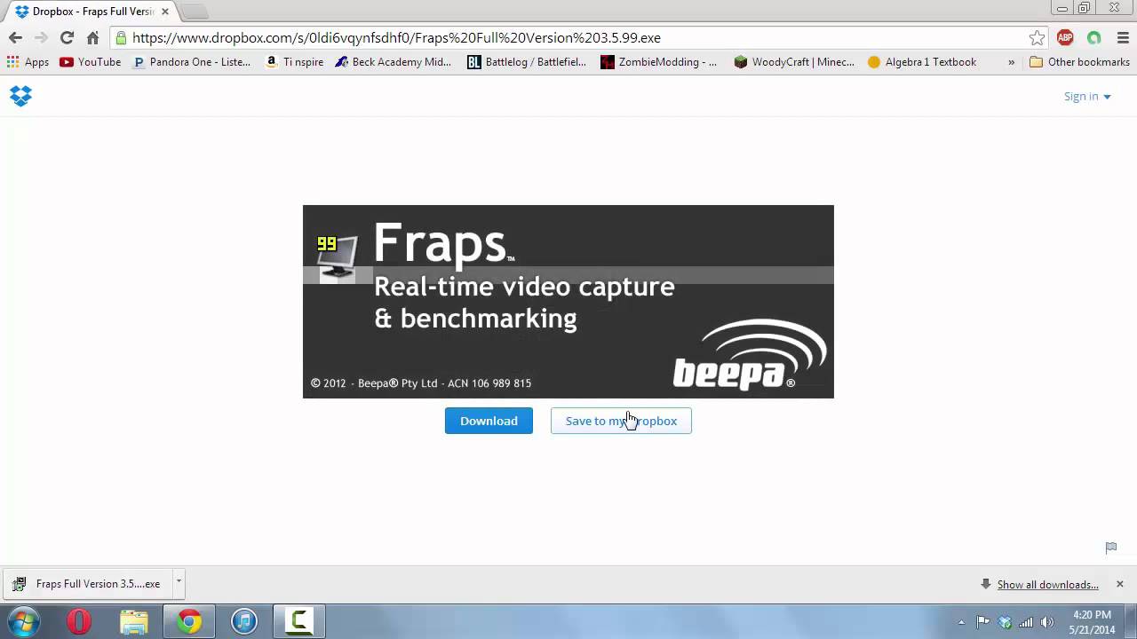 Tutorial: How To Get Fraps 3.5.99 (Latest) For Free (No Torrent) - YouTube