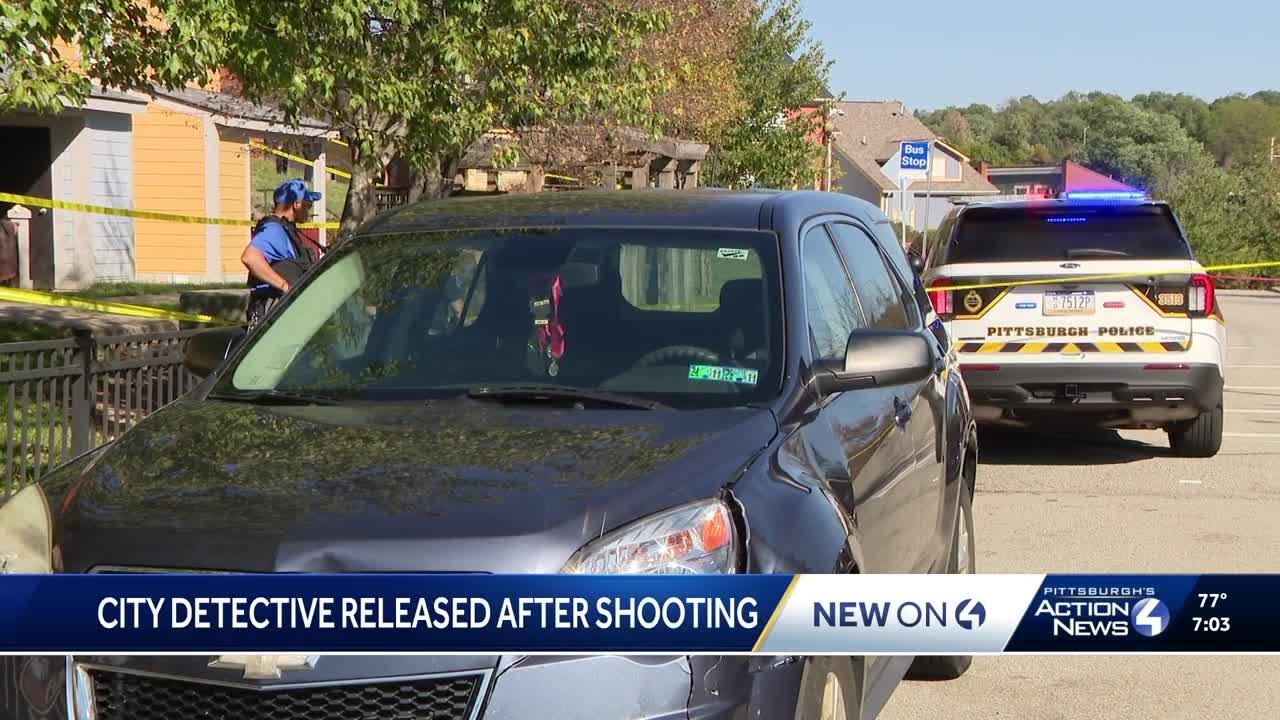 Pittsburgh detective shot in line of duty released from hospital - YouTube