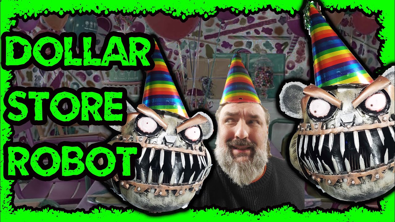 Dollar store robot - YouTube