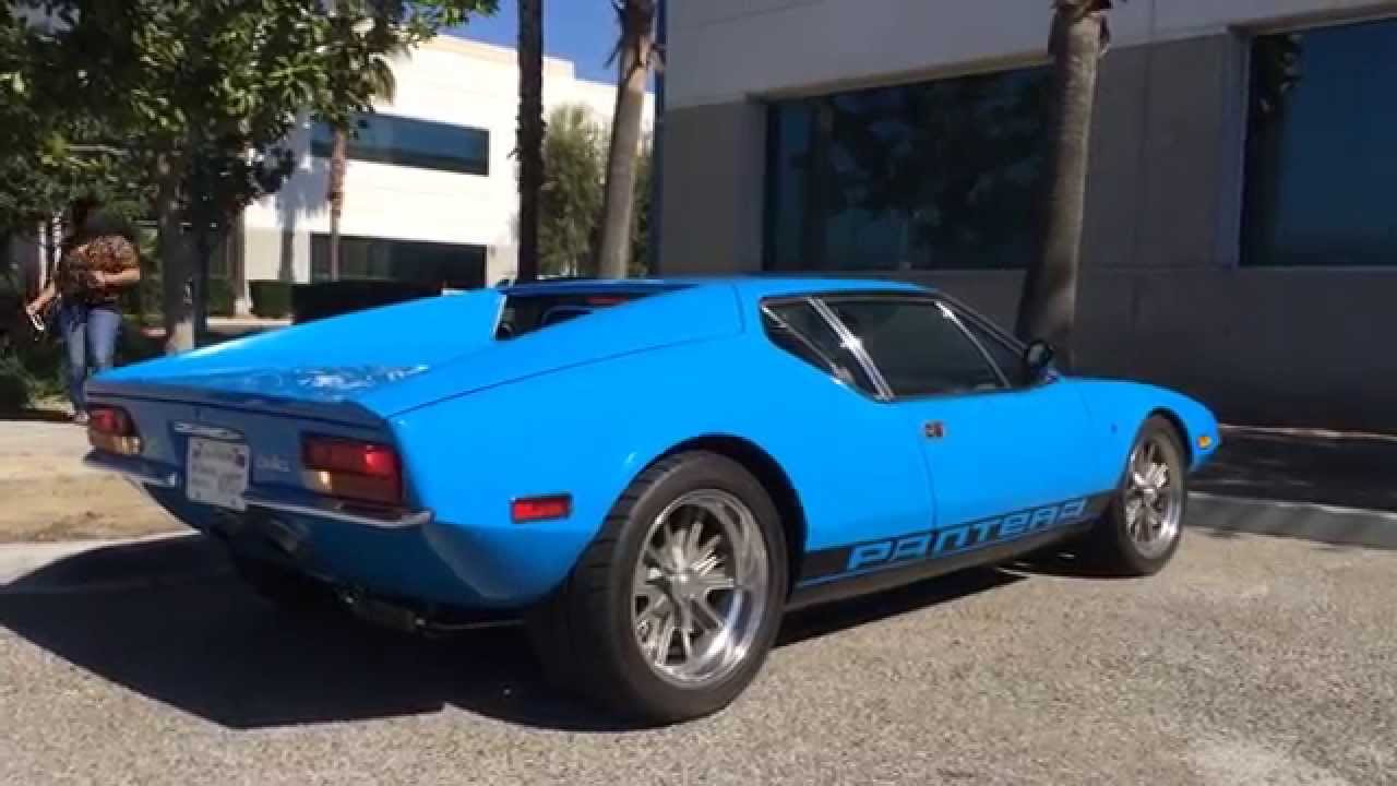 De Tomaso Pantera Rev & Acceleration - YouTube