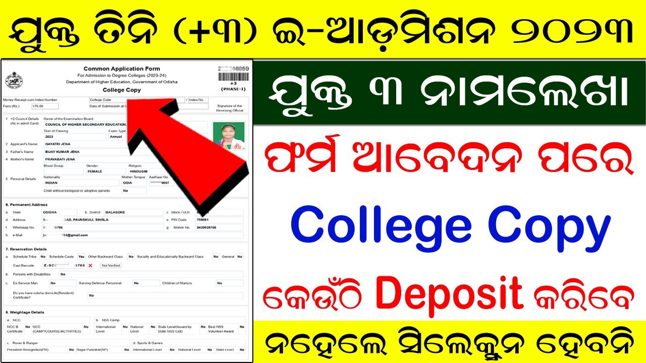 +3 Admission Form Apply 2023 | How to Apply +3 form | Plus 3 Admission ...