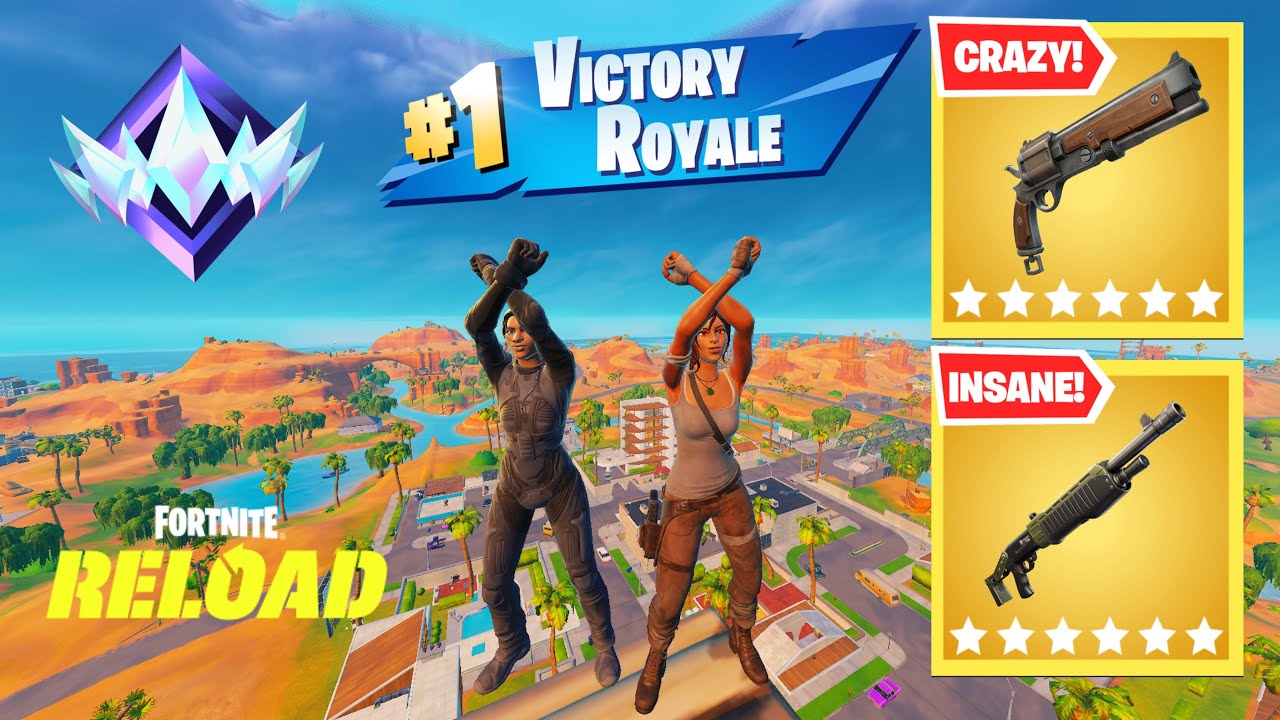 LARA CROFT! Fortnite Reload Ranked | High Kill Gameplay | Controller ...