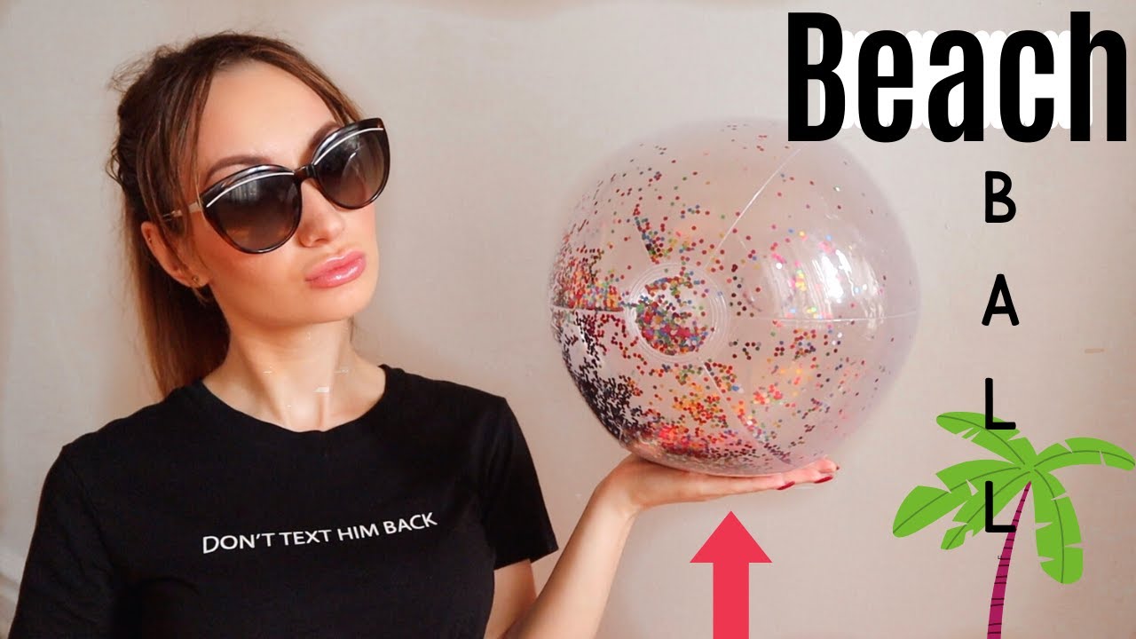 Beach ball BLOWUP | UNBOXING beach ball *It was fun... I'm not kidding ...