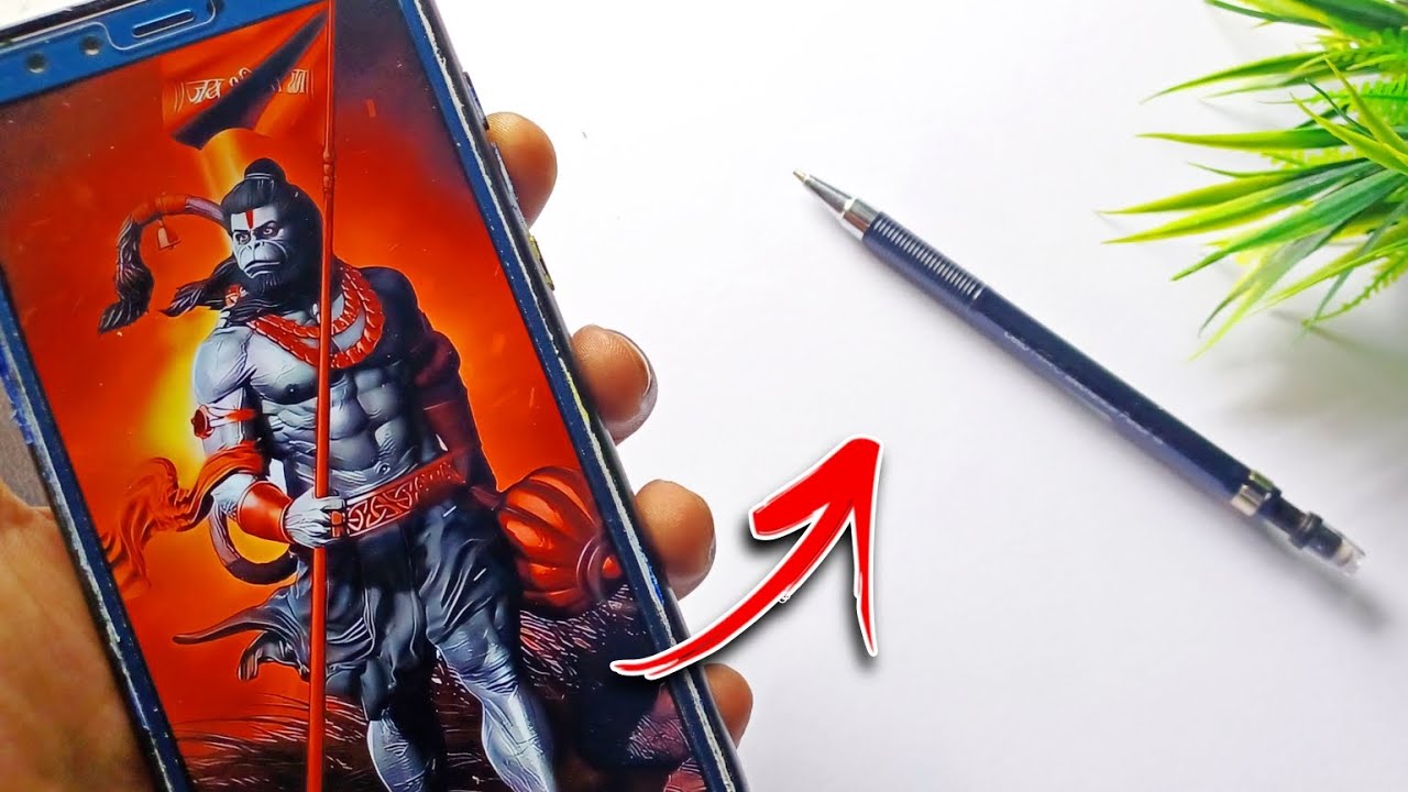 Lord Hanuman Drawing | Angry Hanuman ji drawing | GRID METHOD Drawing ...