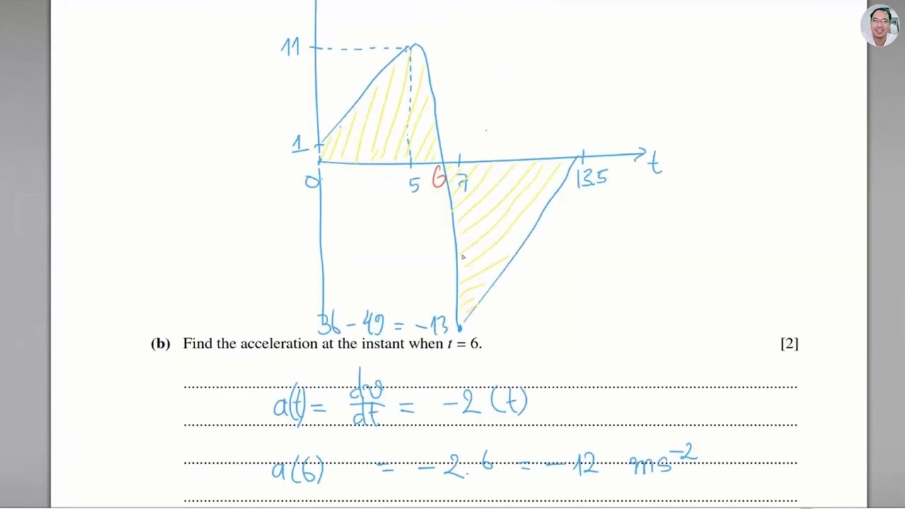 Integration to calculate distance - YouTube