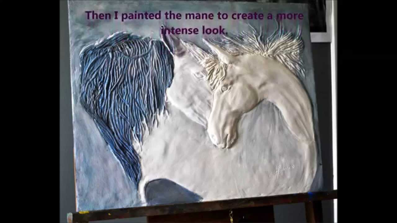 Using spackle in 3D art - YouTube