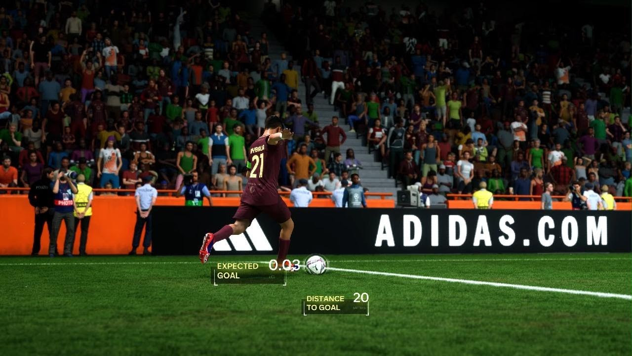 Dybala trivela free kick goal - YouTube
