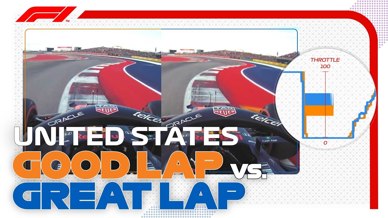 Good Lap Vs Great Lap With Red Bull | 2022 United States Grand Prix ...