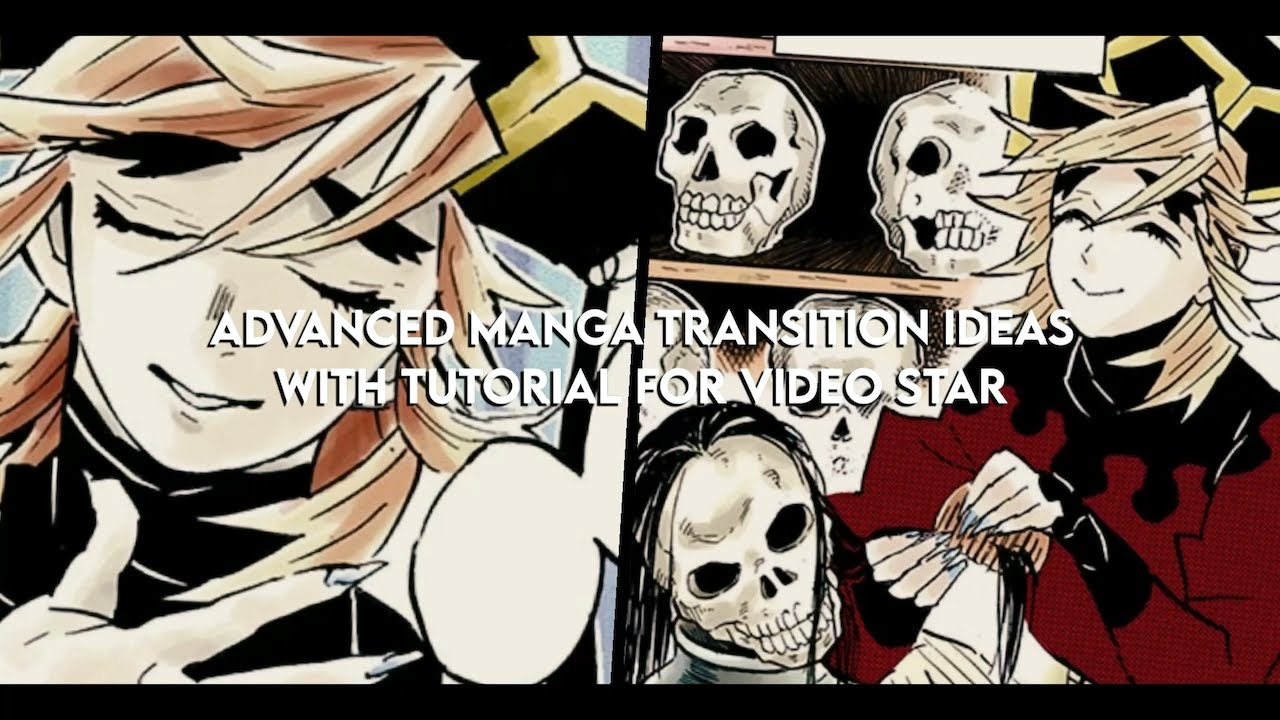 Advanced Manga Transition Ideas with Tutorial for Video Star - YouTube