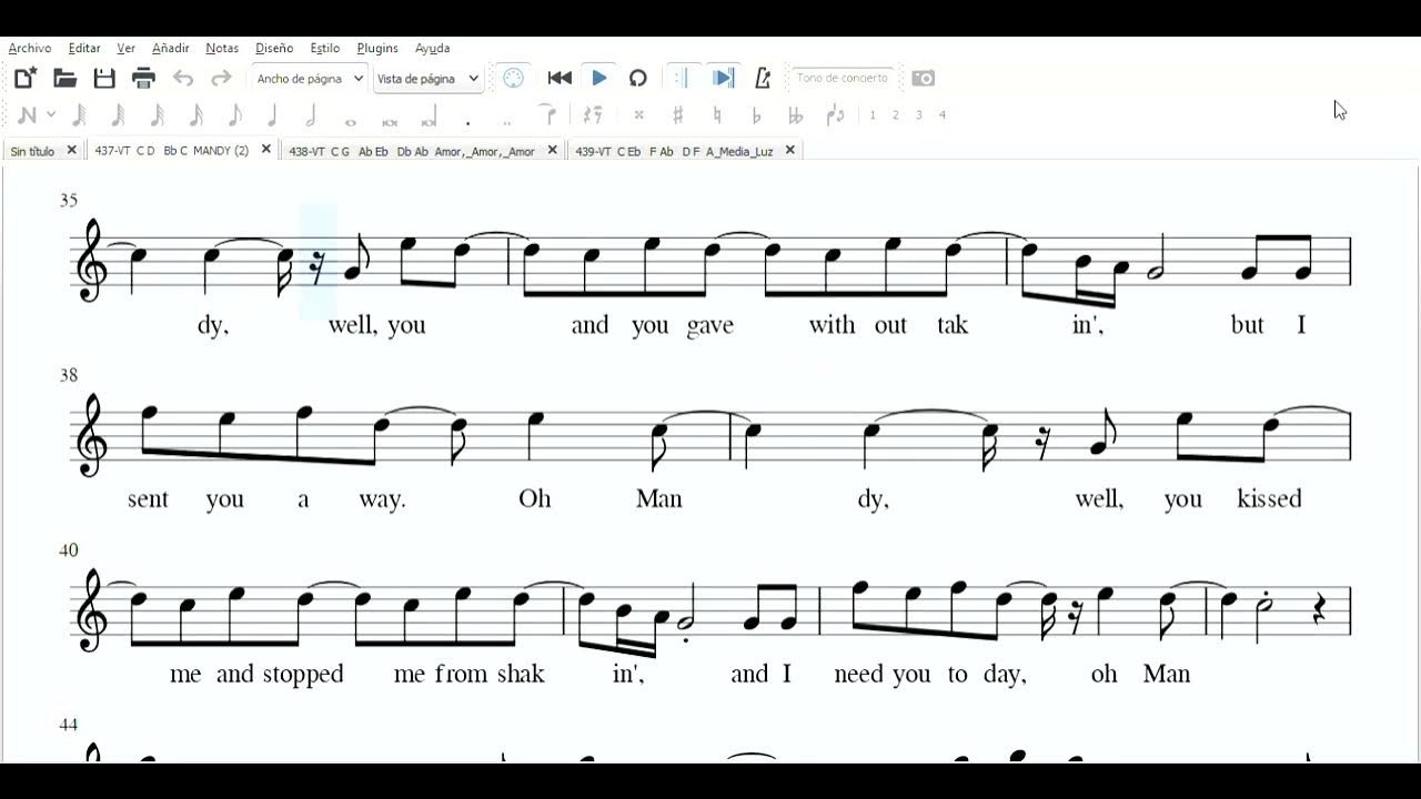 MuseScore 2 Mandy 2024-harmonica - YouTube