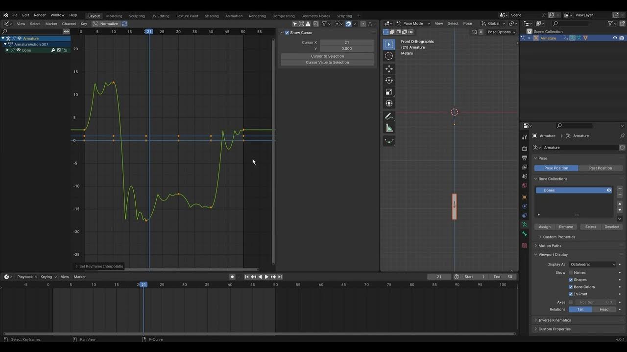 Blender Animation Graph Editor 012 Interpolation Bounce Shortcut=T - YouTube