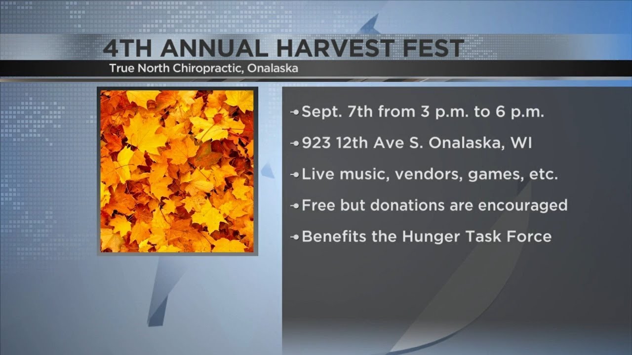 Harvest Fest helps the Hunger Task Force of La Crosse while having fun - YouTube