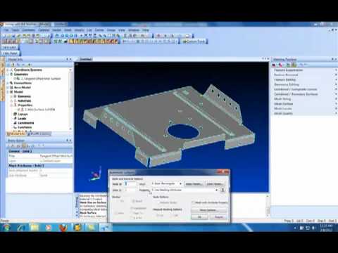 Using Solid Edge Sheet Metal Parts in FEMAP - YouTube