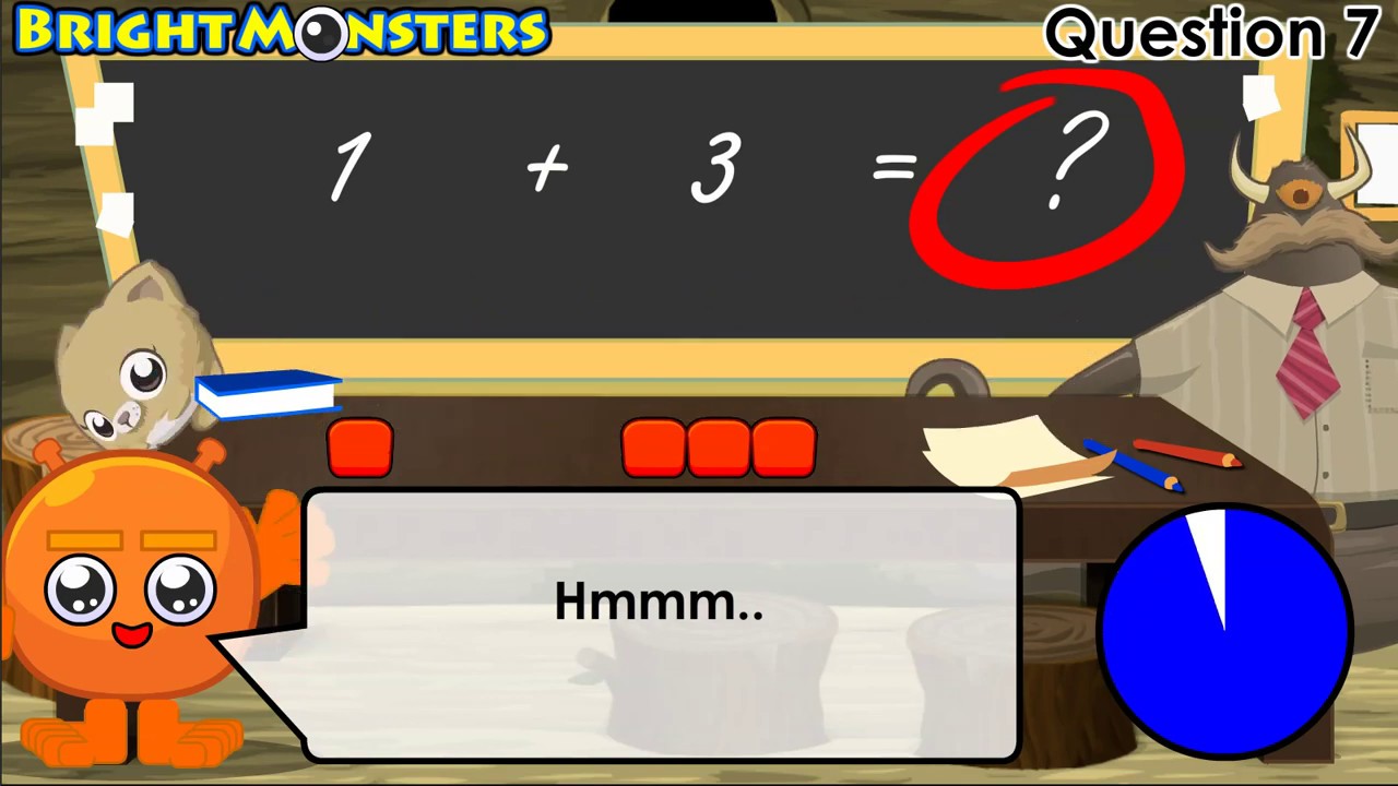 Bright Monsters - Addition 1-3 add 1-3 (A1) - YouTube